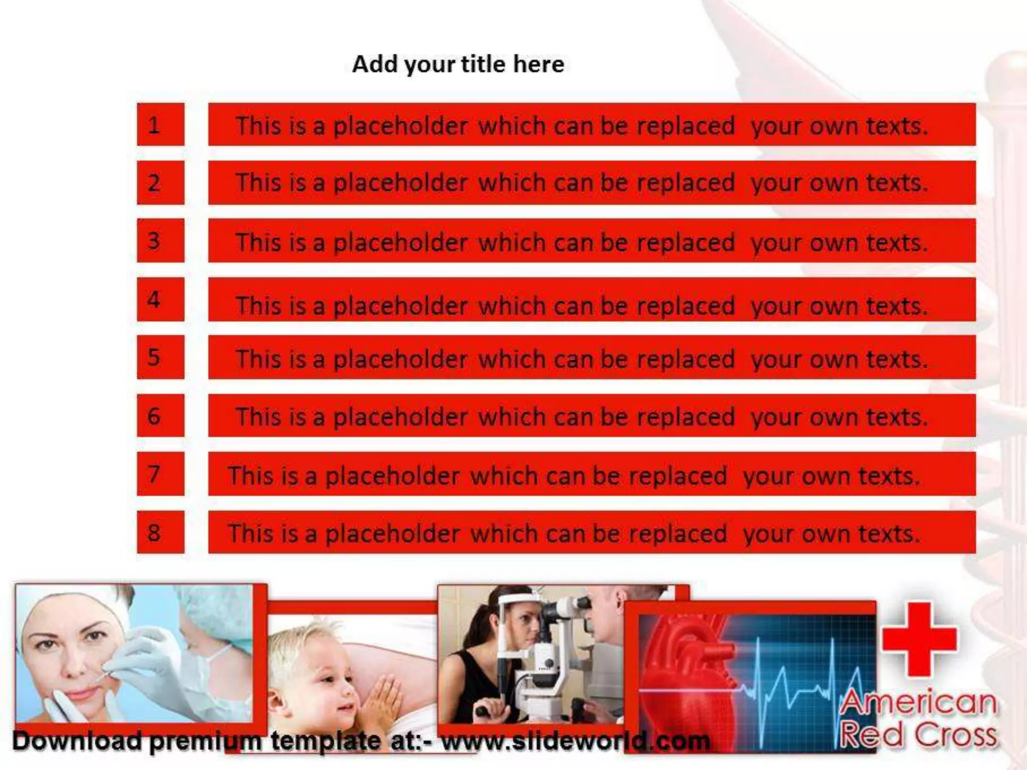 American Red Cross PowerPoint Template | PPTX