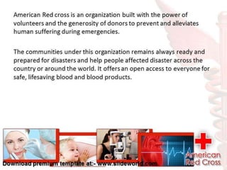 American Red Cross PowerPoint Template | PPTX