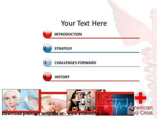 American Red Cross PowerPoint Template | PPTX