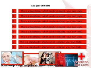 American Red Cross PowerPoint Template | PPTX