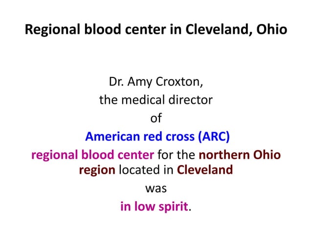 American red cross case study | PPT