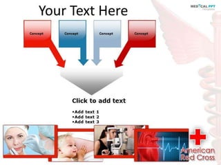 American Red Cross PowerPoint Template - www.medicalppttemplates.com