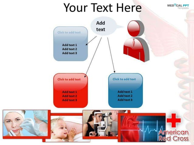 American Red Cross PowerPoint Template - www.medicalppttemplates.com
