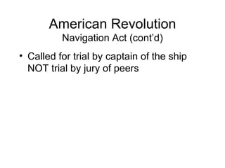 American Revolution | PPT