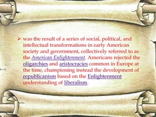 American revolution | PPTX