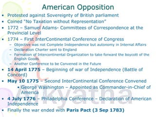 American revolution | PPTX