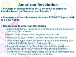 American revolution | PPTX