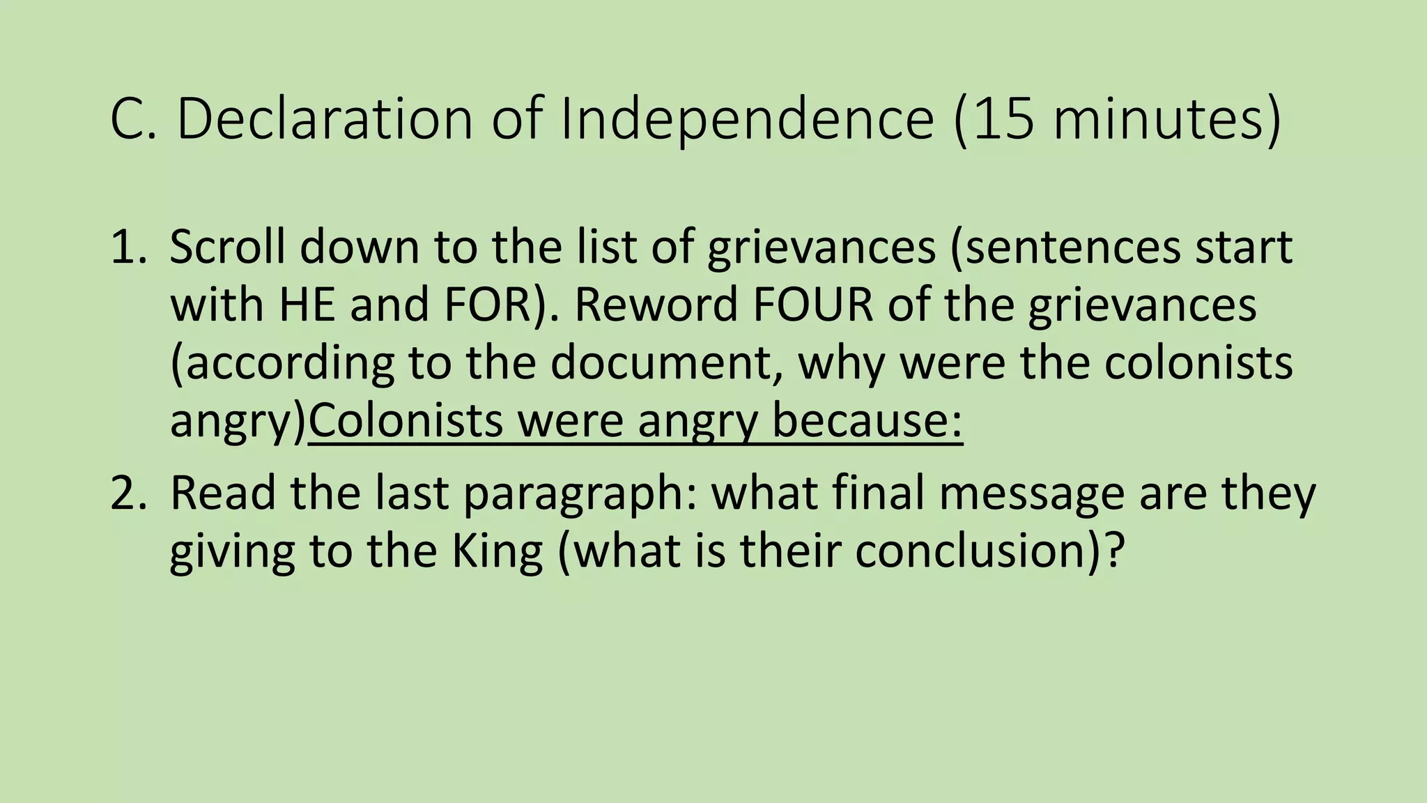 American revolution | PPT