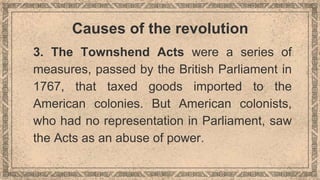 AMERICAN REVOLUTION Power point Presentation.pptx