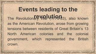 AMERICAN REVOLUTION Power point Presentation.pptx