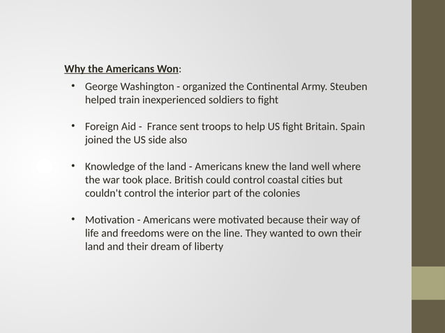 American Revolution- Causes and Timeline | PPT