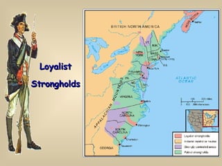 Loyalists And Patriots Map