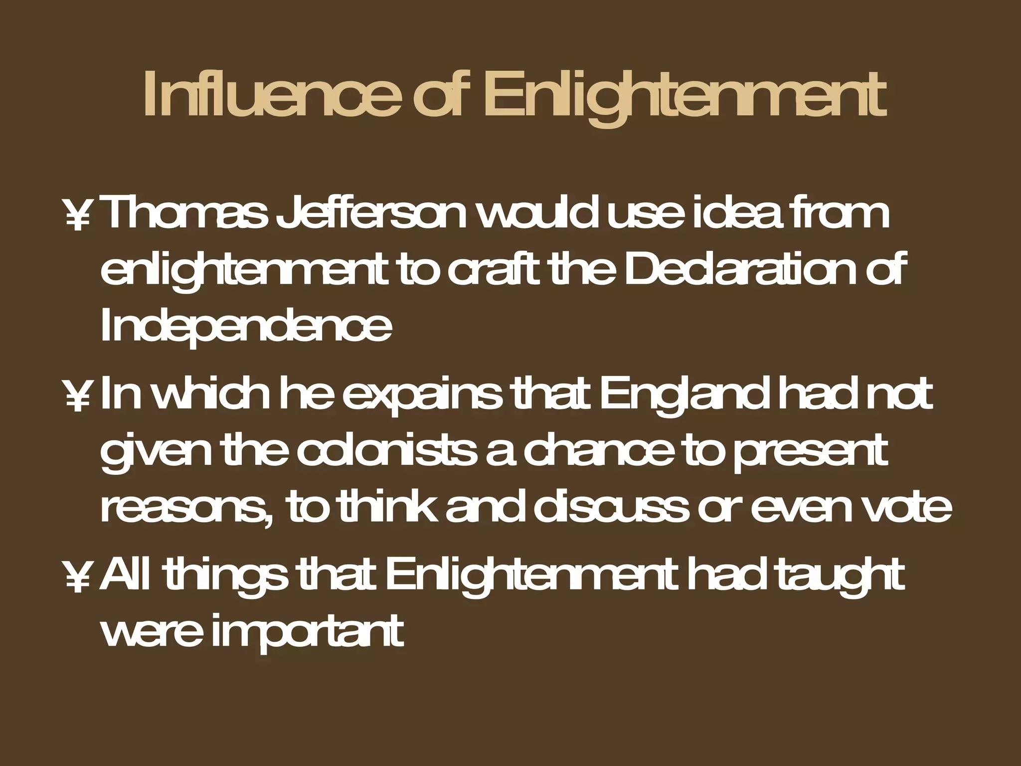American revolution and enlightenment | PPT