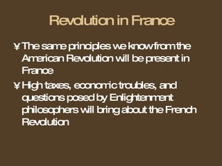 American revolution and enlightenment | PPT