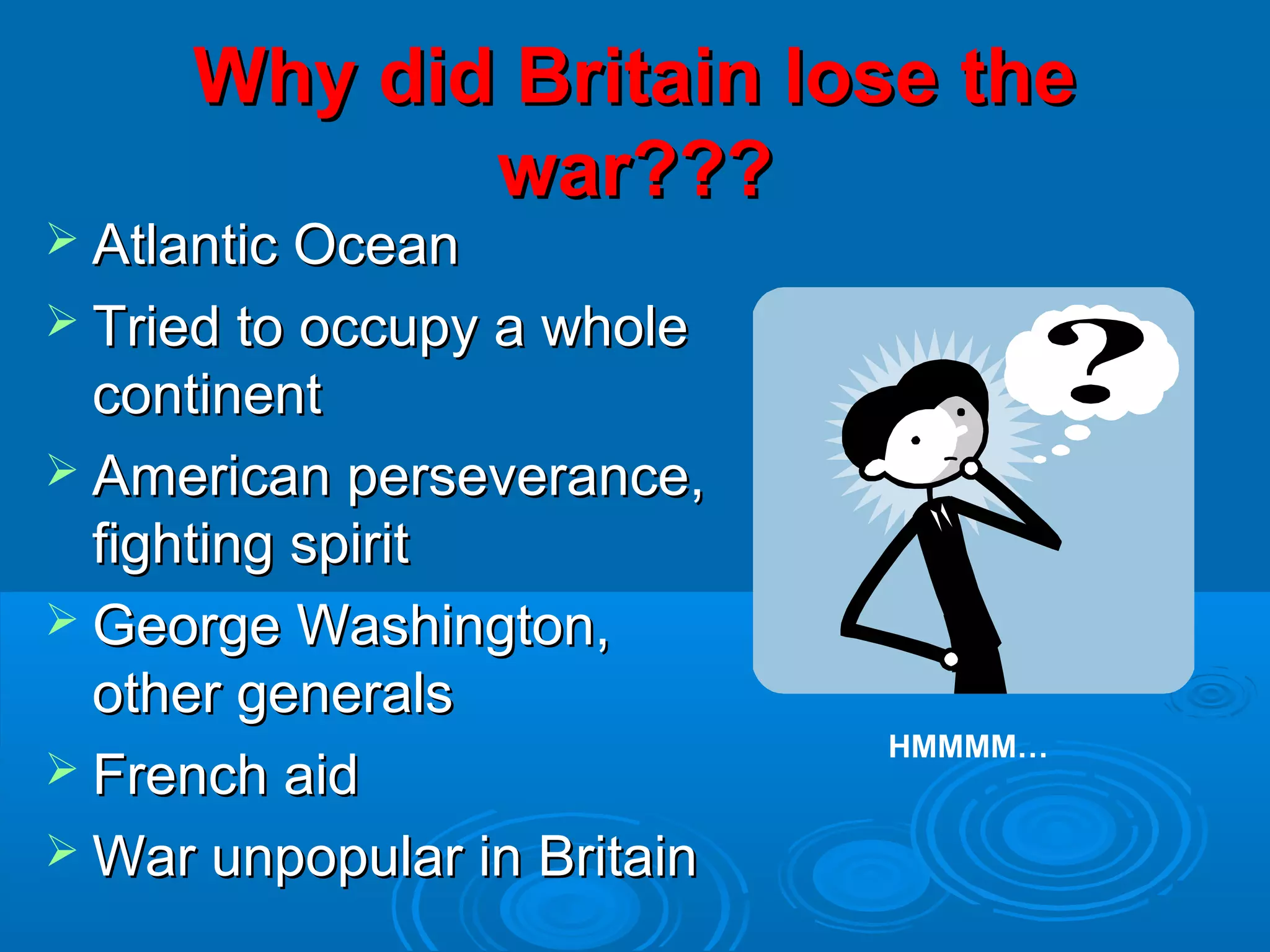American revolution ppt | PPT