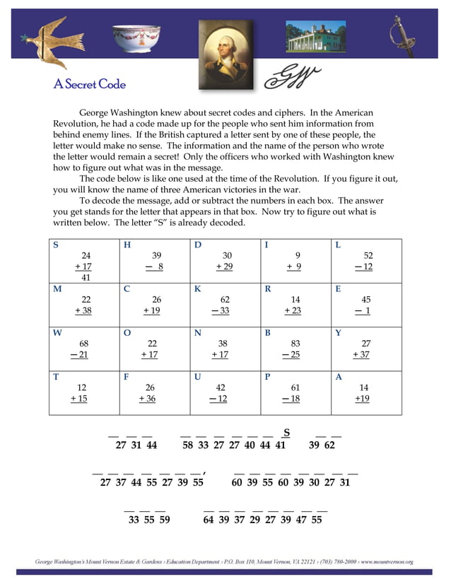 A Secret Code | PDF