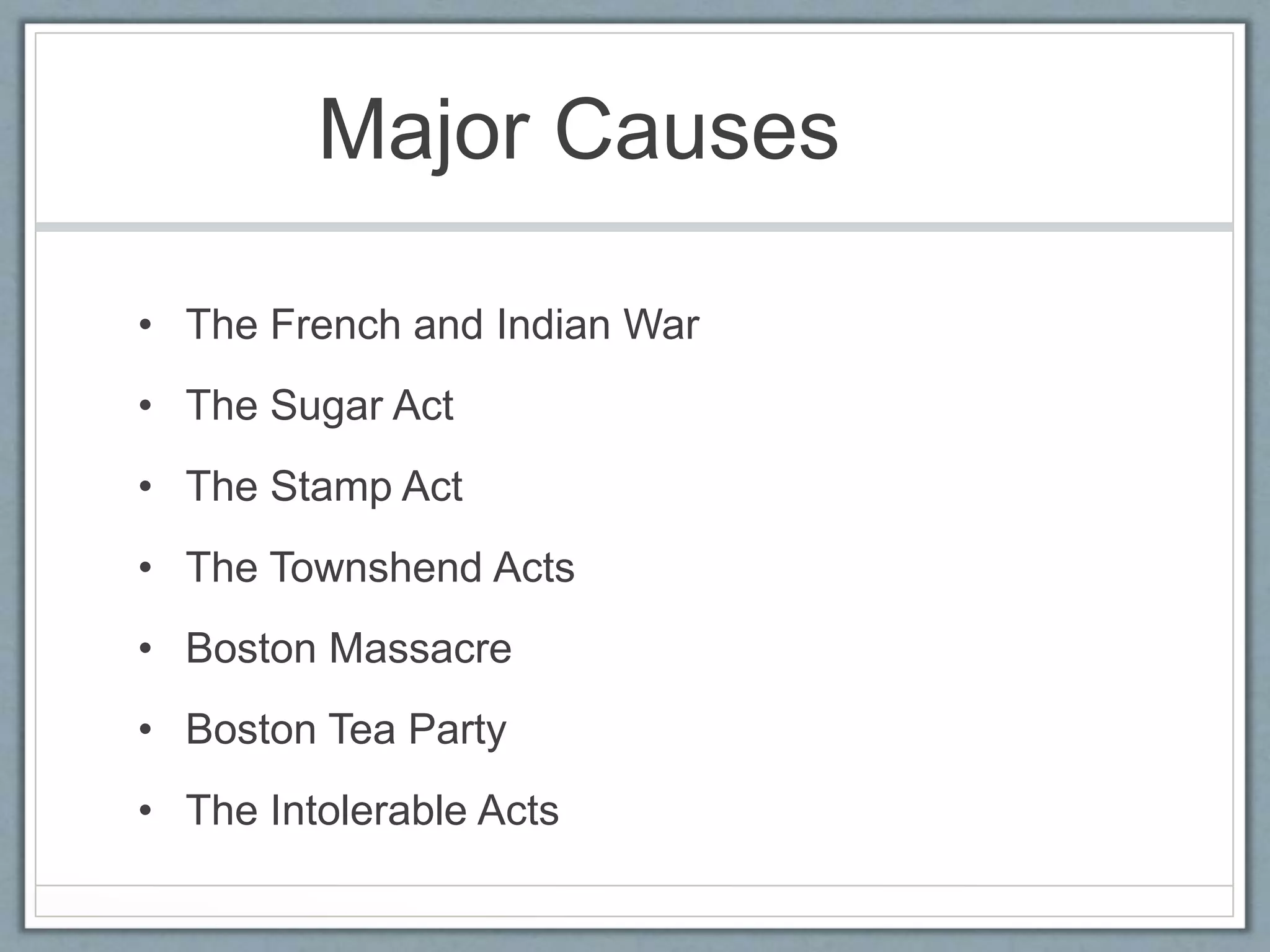 American revolution | PPTX