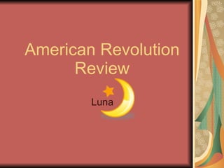 American revolution review | PPT