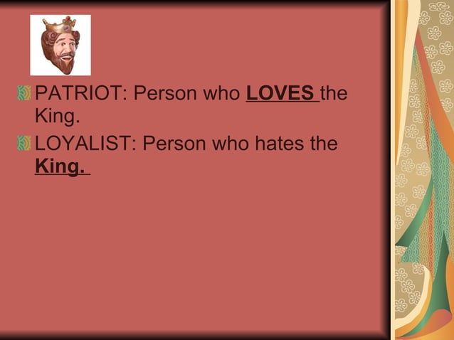 American revolution review | PPT