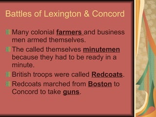 American revolution review | PPT