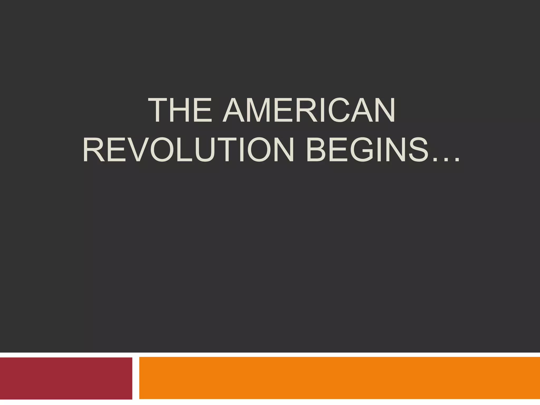 American Revolution | PPT