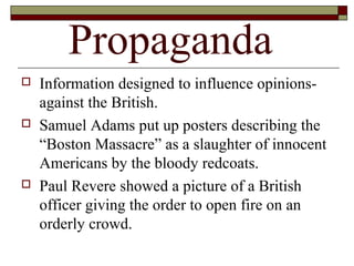 American revolution (social studies) | PPT