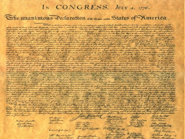 American revolution through declaration of independence | PPT