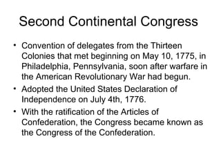 American revolution through declaration of independence | PPT