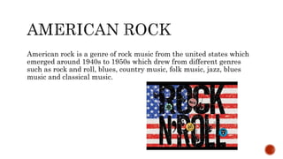 American rock | PPT