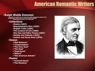 American romanticism (1) | PPTX