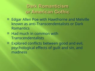 american romanticism dark and trans intro.ppt