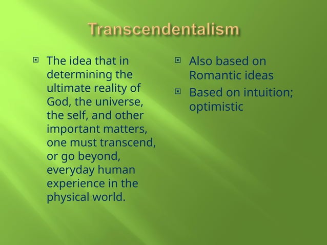 american romanticism dark and trans intro.ppt