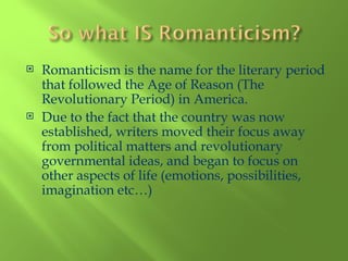 american romanticism dark and trans intro.ppt