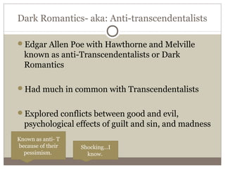 American Romanticism Literature | PPT