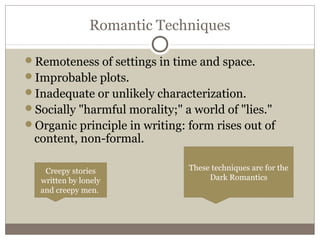 Romanticism Literature Examples