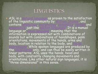 American sign language | PPT