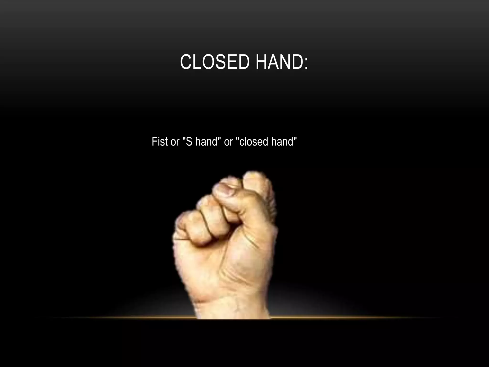 American sign language handshapes and abc's | PPTX