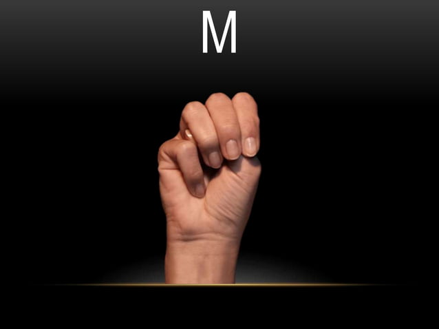 American sign language handshapes and abc's | PPTX