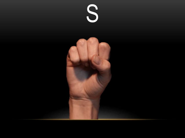 American sign language handshapes and abc's | PPTX