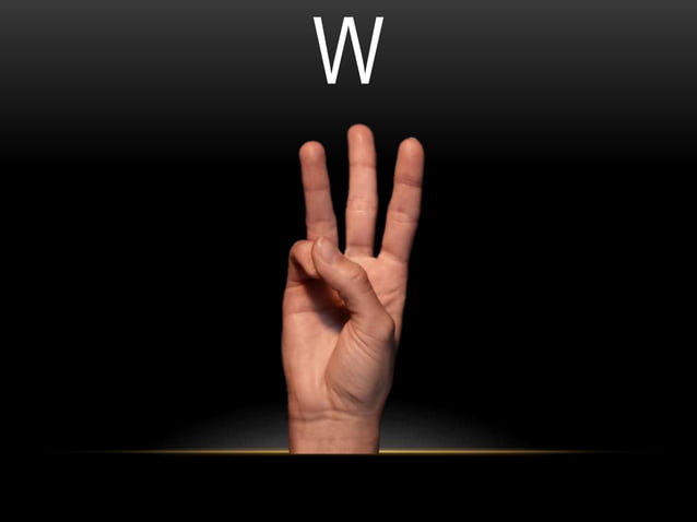 American sign language handshapes and abc's | PPTX