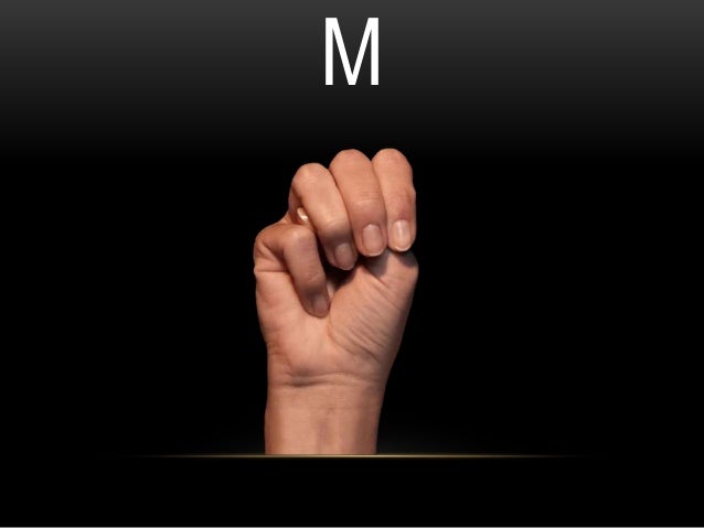 American sign language handshapes and abc's