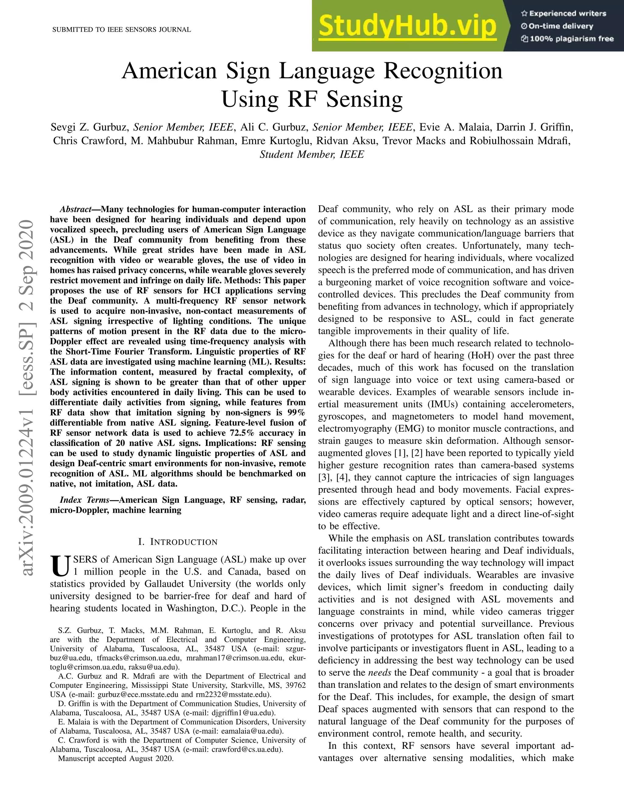 American Sign Language Recognition Using RF Sensing.pdf | Internet of ...