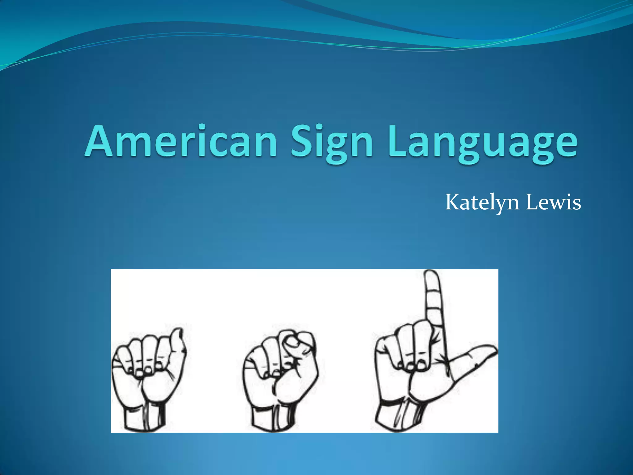 American sign language unit plan | PDF