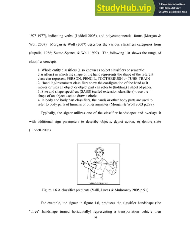American Sign Language Verb Categories Within Constructed Action | PDF