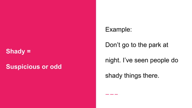 American slang (hard) | PPTX