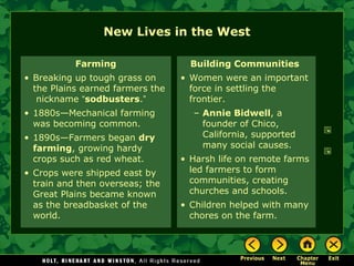 Americans move west | PPT