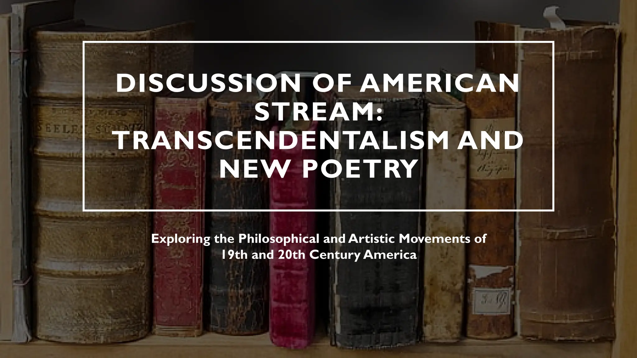 AMERICAN STREAM of english literature.pptx