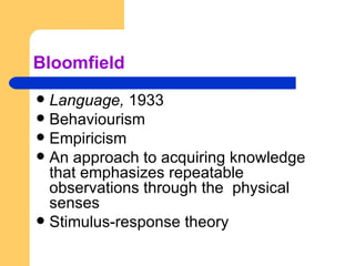 American structuralism | PPT
