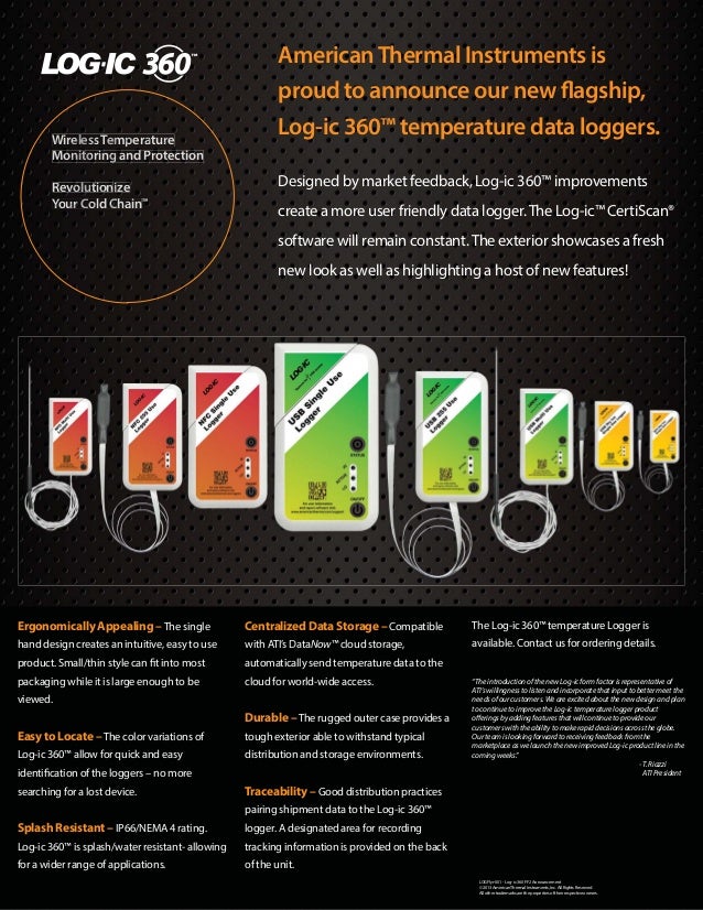 American thermal Log-IC 360