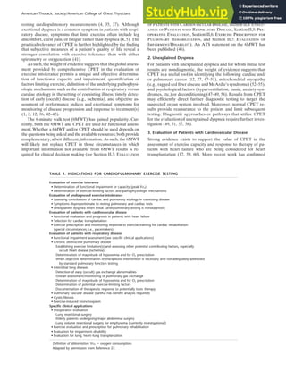 American Thoracic Society American College Of Chest Physicians ATS ACCP ...